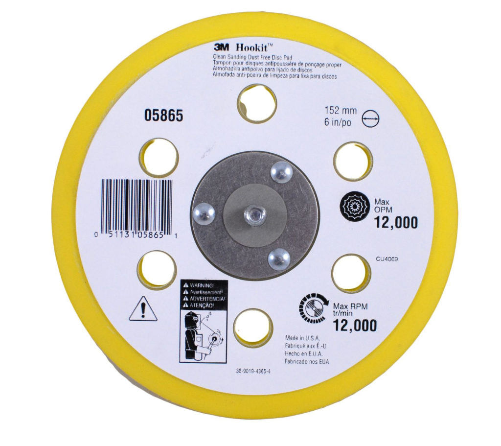 3M™ Hookit™ Clean Sanding Dust Free Disc Pad, 6 in, 05865 - Mass ...
