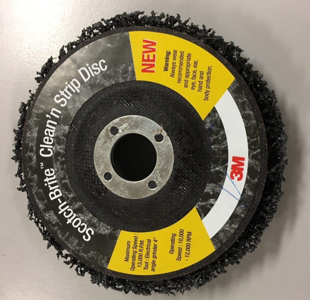 Scotch-Brite™ Clean and Strip Disc 4" x 5/8 (Black) - Mass Technologies ...