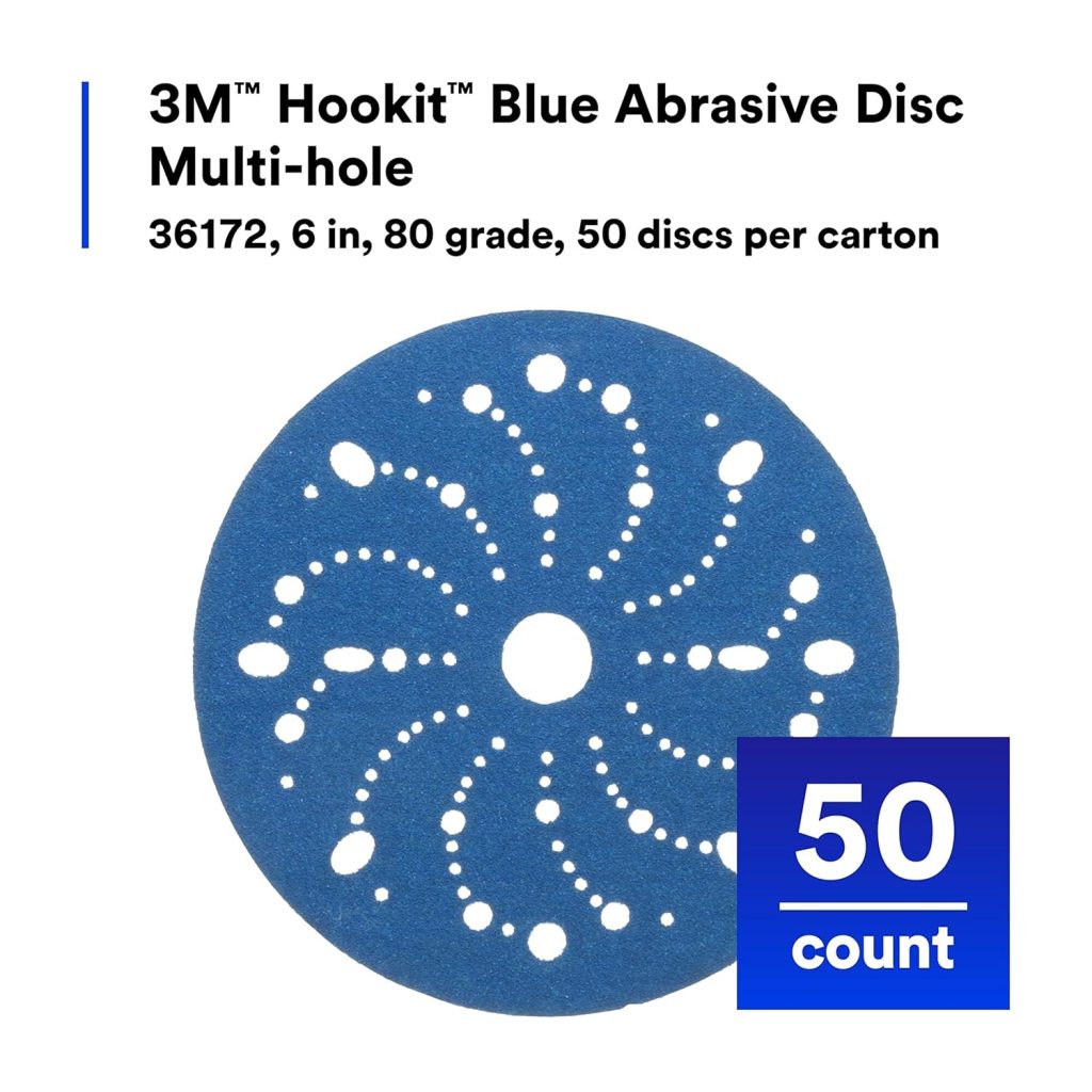 3M™ Hookit™ Blue Abrasive Disc 321U 6in , 50pcs - Mass Technologies ...